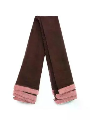 MIRROR IN THE SKY Raw-edge Scarf