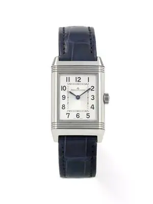 JAEGER-LECOULTRE Reverso Rectangular Stainless Steel Watch - White