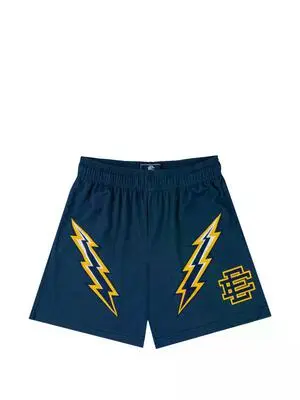 ERIC EMANUEL Basic Lightning-bolt Shorts - Blue