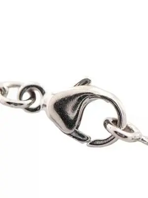 Hermès Pop H Enamel Pendant Necklace - Silver