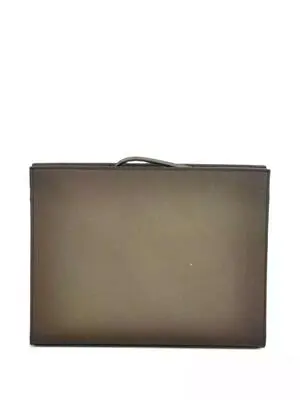 FERRAGAMO Gancini Pouch - Green