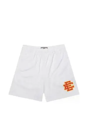 ERIC EMANUEL Basic Logo-print Shorts - White