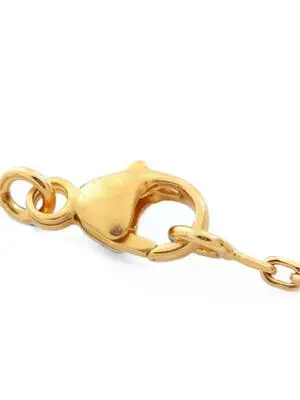 Hermès Tone Leather Padlock Necklace