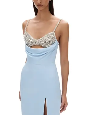 Rachel Gilbert Celestia Embellished Gown