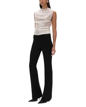 Rachel Gilbert Embellished Sleeveless Top
