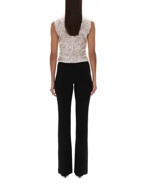 Rachel Gilbert Embellished Sleeveless Top