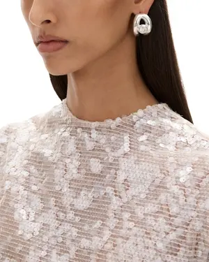 Rachel Gilbert Embellished Sleeveless Top
