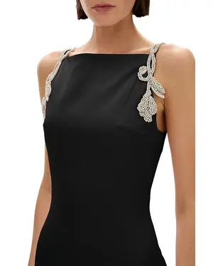 Rachel Gilbert Embellished Column Gown