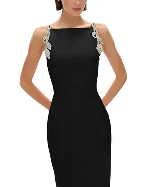 Rachel Gilbert Embellished Column Gown