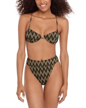 Steve Madden Banded High-leg High-waist Bottom