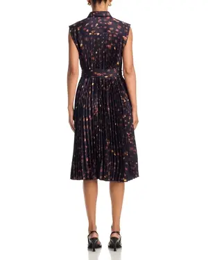 MILLY Johanna Printed Twill Dress