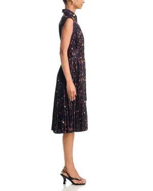 MILLY Johanna Printed Twill Dress