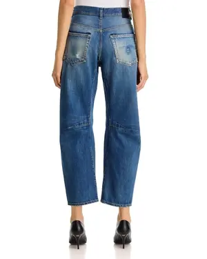 R13 Articulated Knee Boyfriend Jeans