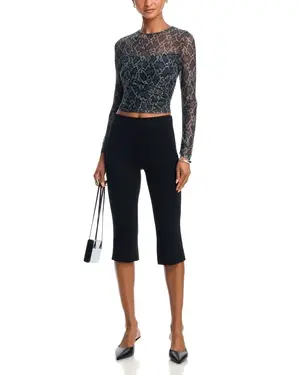Generation Love Vivi Leopard Mesh Top