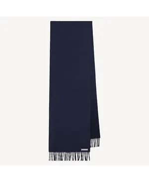 Balenciaga Cashmere Scarf - Navy