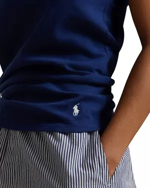 Polo Ralph Lauren Long And Lean Tank Top - Navy
