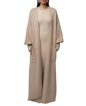 JLUXLABEL Soft Embrace Cardigan - Beige