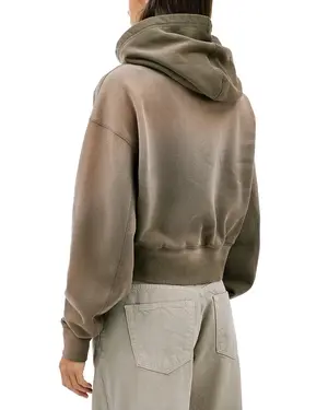 SLVRLAKE Cropped Ombre Hoodie