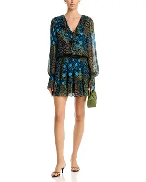 Ramy Brook Astrid Printed Mini Dress