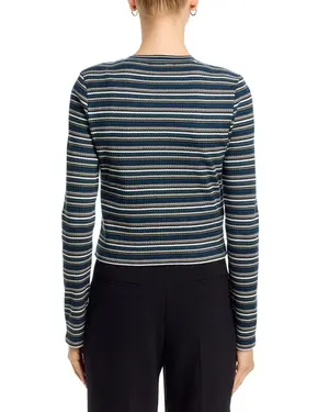Ramy Brook Zoe Striped Cardigan