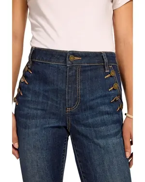 Ramy Brook Demi Helena High Rise Flare Leg Jeans - Dark Rinse