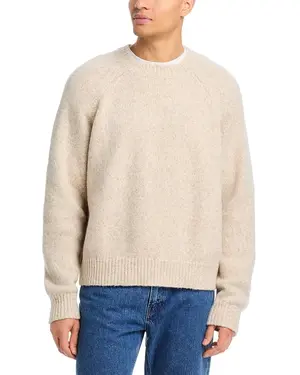 FRAME Alpaca Blend Sweater - Heather Beige