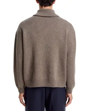 FRAME Retro Half Zip Polo Sweater