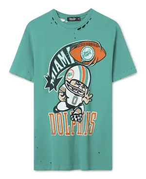Junk Food Clothing Miami Dolphins City Series Vintage Tee - Teal