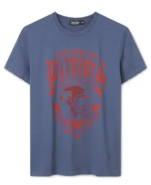 Junk Food Clothing New England Patriots Gridiron Vintage Tee - True Navy