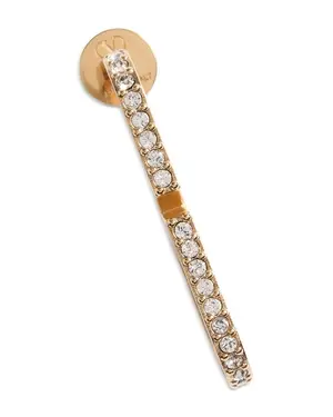 Valentino Garavani Crystal Logo Drop Earrings
