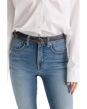 Good American Soft Tech Good Legs Mid Rise Straight Jeans