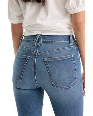 Good American Soft Tech Good Legs Mid Rise Straight Jeans