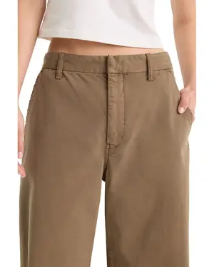 Good American Low Slung Baggy Trousers