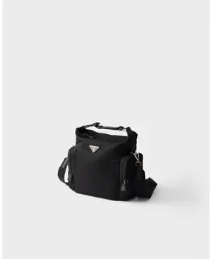 Prada Re-nylon And Saffiano Leather Shoulder Bag
