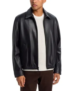Rag & Bone Harrington Leather Jacket - Black