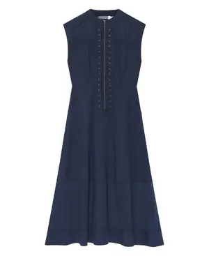 Mint Velvet Utility Zip Front Midi Dress