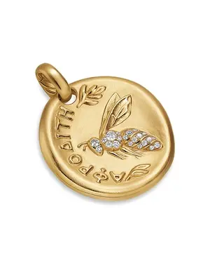 David Yurman Aphrodite Medallion Amulet - Gold