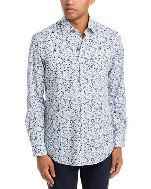 Paul Smith Flower Print Shirt - White
