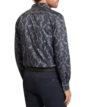 Ted Baker London Baddley Regular Fit Lace Pattern Shirt