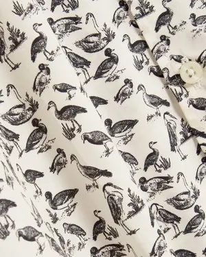 Ted Baker London Bothwik Mini Duck Print Shirt