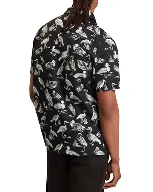 Ted Baker London Yamal Regular Fit Duck Pattern Shirt