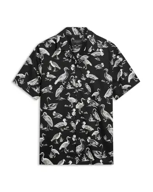 Ted Baker London Yamal Regular Fit Duck Pattern Shirt