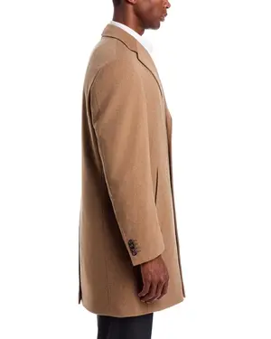 Canali Kei Quilted Interior Topcoat - Dark Beige