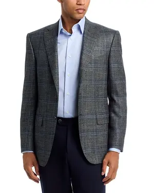 Canali Regular Fit Check Sport Coat