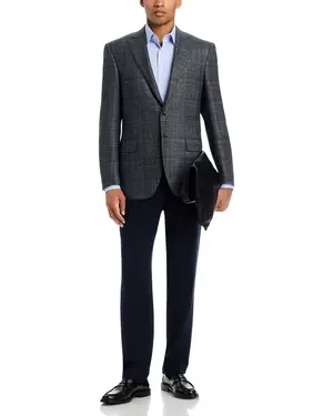 Canali Regular Fit Check Sport Coat
