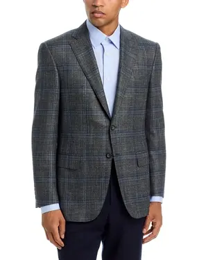 Canali Regular Fit Check Sport Coat