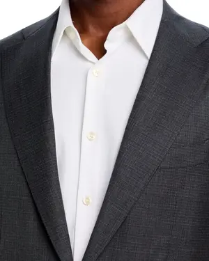 Canali Capri Impeccabile Super 130's Wool Ticweave Slim Fit Suit