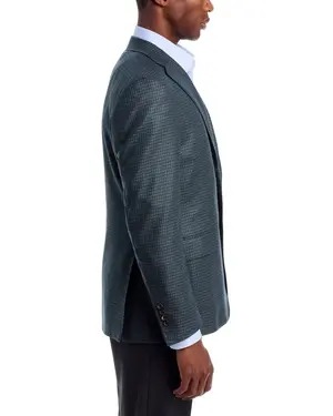 Canali Regular Fit Sport Coat With Tonal Houndstooth