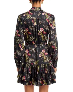 Cinq À Sept Emilienne Floral Shirt Dress