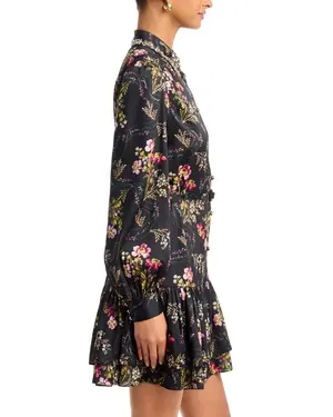 Cinq À Sept Emilienne Floral Shirt Dress